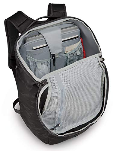Osprey Transporter Large Zip Top Commuter Backpack, Camo Black