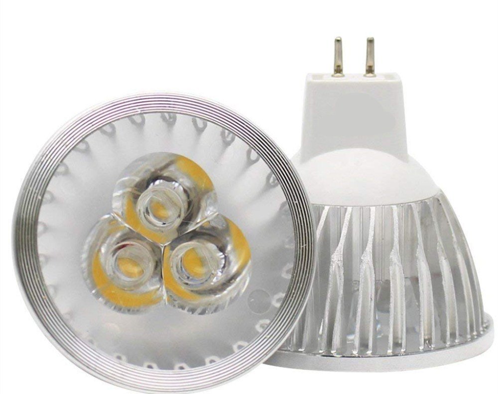 MR16 LED Bulbs MR16 3W LED Warm White Light Bulbs GU5.3 MR16 LED Bulbs 12V 3W LED Spotlight Bulbs for for Landscape Recessed Track Lighting,20W Halogen Equivalent,Pack of 10