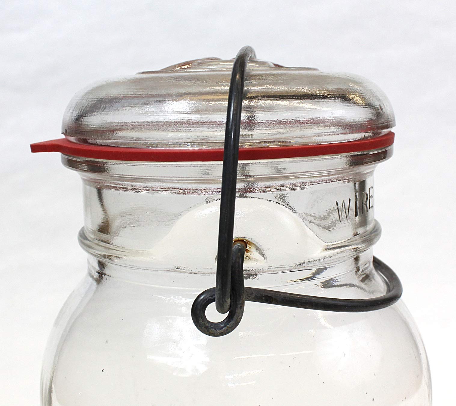 Viceroy Reliable Seal Canning Jar Seals, Fits Clamp-Down Regular Mouth Jars, Pure Natural Rubber Rings, Red, with Tab, 12 Rings per Box (Pack of 1)