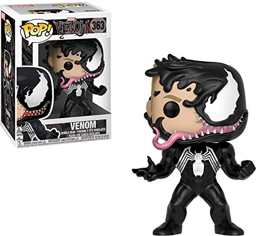 Marvel POP Venom - Venomized Eddie Brock Funko Pop! Vinyl Figure (Bundled with Compatible Pop Box Protector Case), Multicolor, 3.75 inches