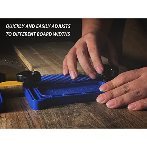 SUNLFPROD 2023 Upgrade Featherboard Safety Device Stackable Feather board for Most Standard 3/4", 5/8" & 3/8" Miter Slots, Miter Track, T-Slots, T-Track on Table saws, Router Tables & Band Saw