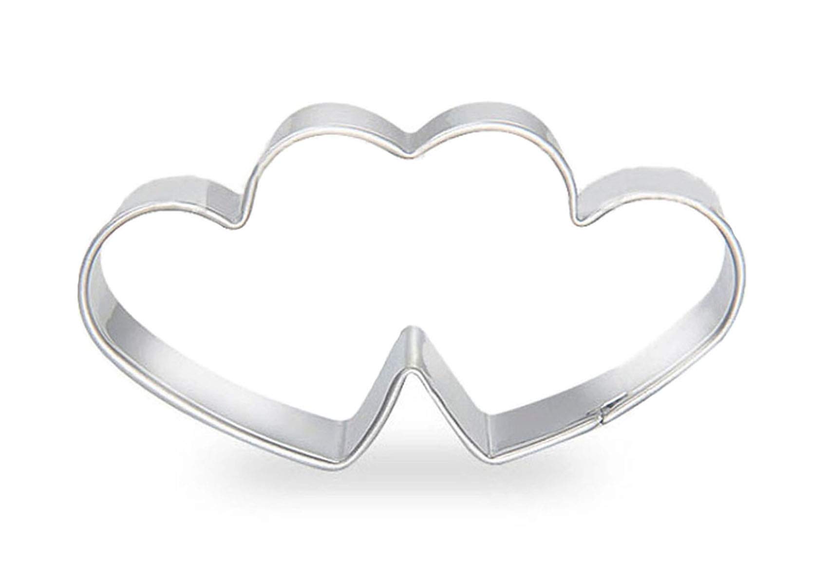 ZDYWY Double Hearts Cookie Cutter