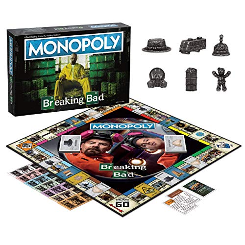 Monopoly Breaking Bad | Based on AMC's Breaking Bad Show | Collectible Monopoly Game Featuring Familiar Locations and Iconic Moments