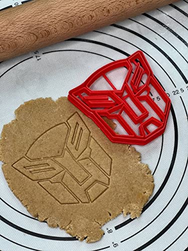 Set of 2 Autobots Decepticons Logo Cookie Cutters & Molds 3.5” inches Produced by 3D Kitchen Art
