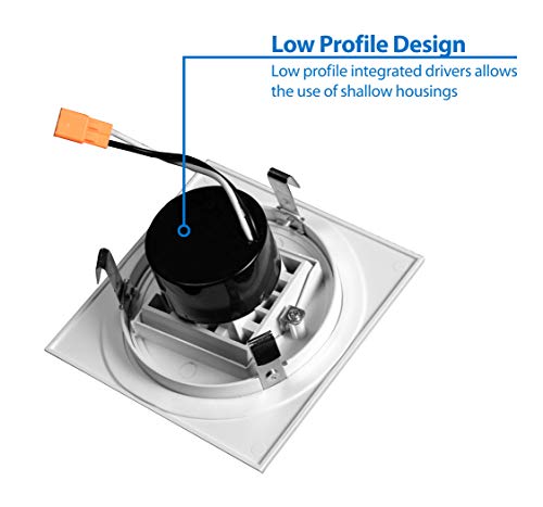 NICOR Lighting DQR4MA11202KWH LED Downlights, Matte White