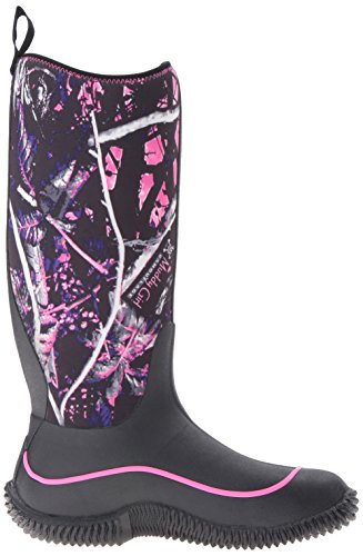 Muck Boots Hale Multi-Season Women's Rubber Boot, Black/Muddy Girl Camo, 7 M US