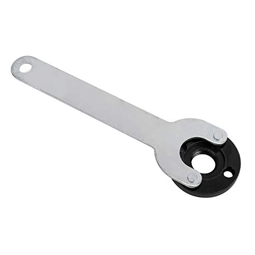 WerkWeit Grinder Angle Spanner Wrench Flange Nut Kit, 1PCS Angle Grinder Flange Wrench and 6PCS Flange Nuts, Compatible with Dewalt Bosch Black Decker Ryobi Makita(4.5" 5" 5/8-11)