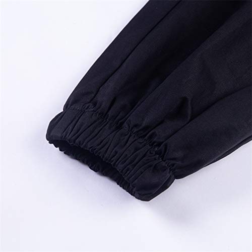 Steampunk Leggings for Women Harajuku Y2k E-Girl Emo Pants TIK Tok Party Trouser with Chain Pockets