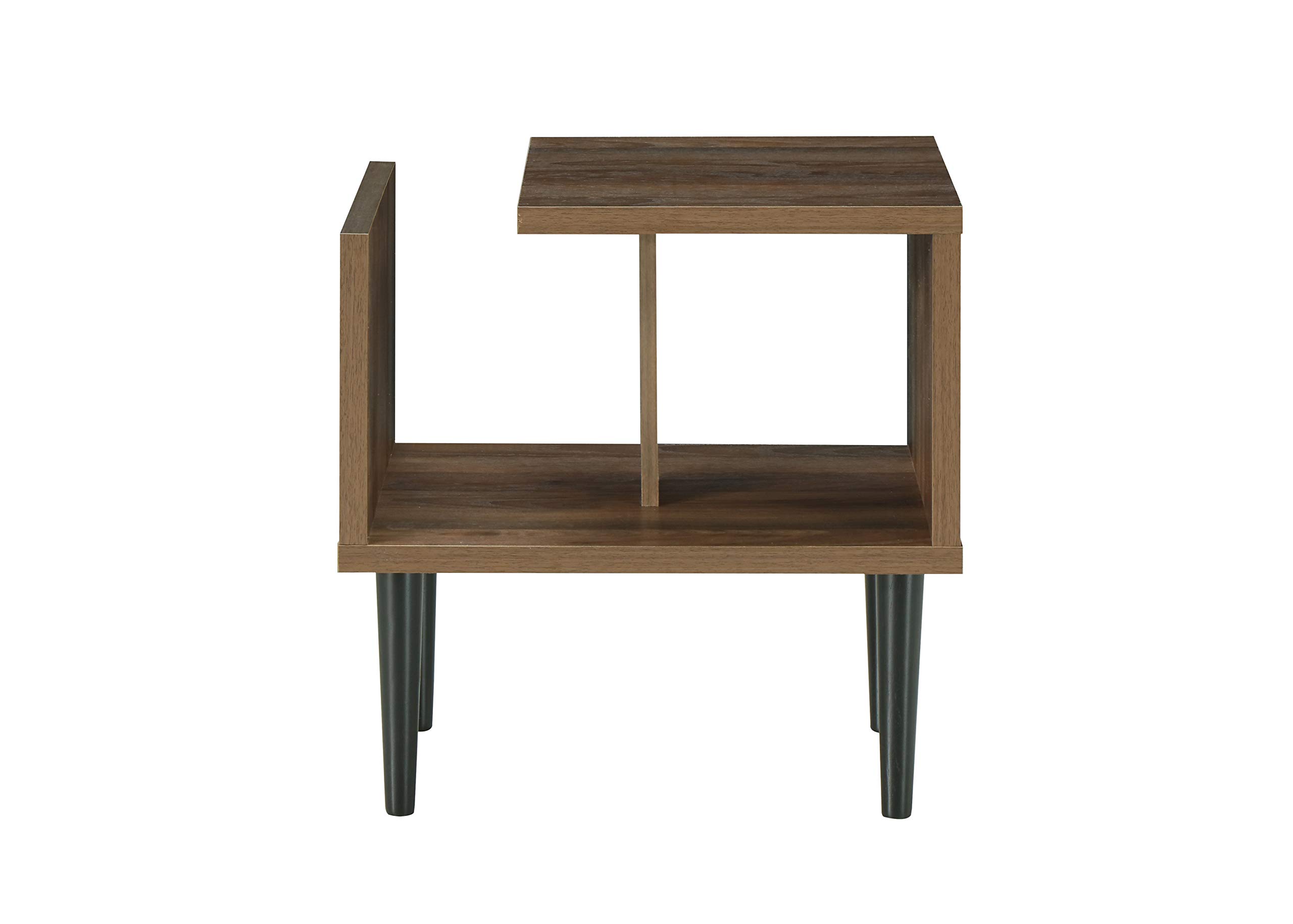 OS Home and Office Mid Century end table, Danish Walnut