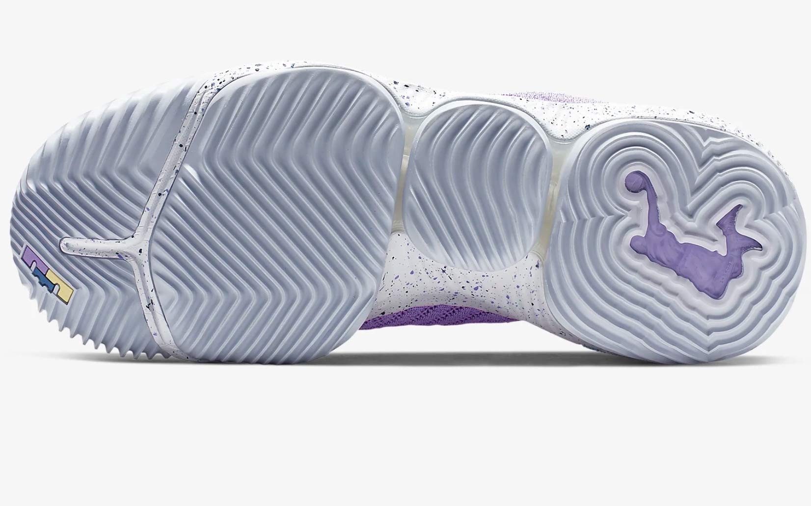 Nike Men's Lebron 16 Basketball Shoes (11, Atomic Violet/Bicycle Yellow/Half Blue)