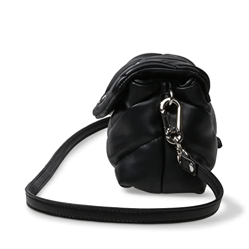 Steve Madden womens Steve Madden TOY Crossbody Bag, Black, One Size US