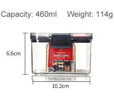 S&M Airtight Food Storage Containers Set with Lids[5 Pack] for Kitchen & Pantry Organization, BPA Free Plastic Clear Canisters for Cereal Flour Sugar Dry Food, Dishwasher Safe (Black)