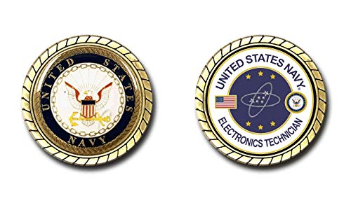US Navy Electronics Technician Challenge Coin - Officially Licensed