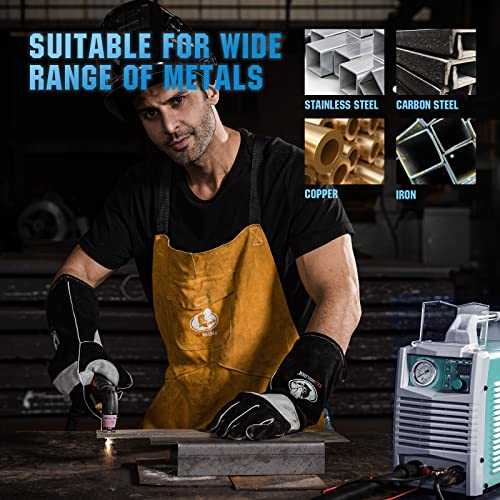 YESWELDER Plasma Cutter Dual Voltage 110/220V,45 Amp Non-Pilot Arc Digital Display IGBT Portable plasma cutter machine with accessories