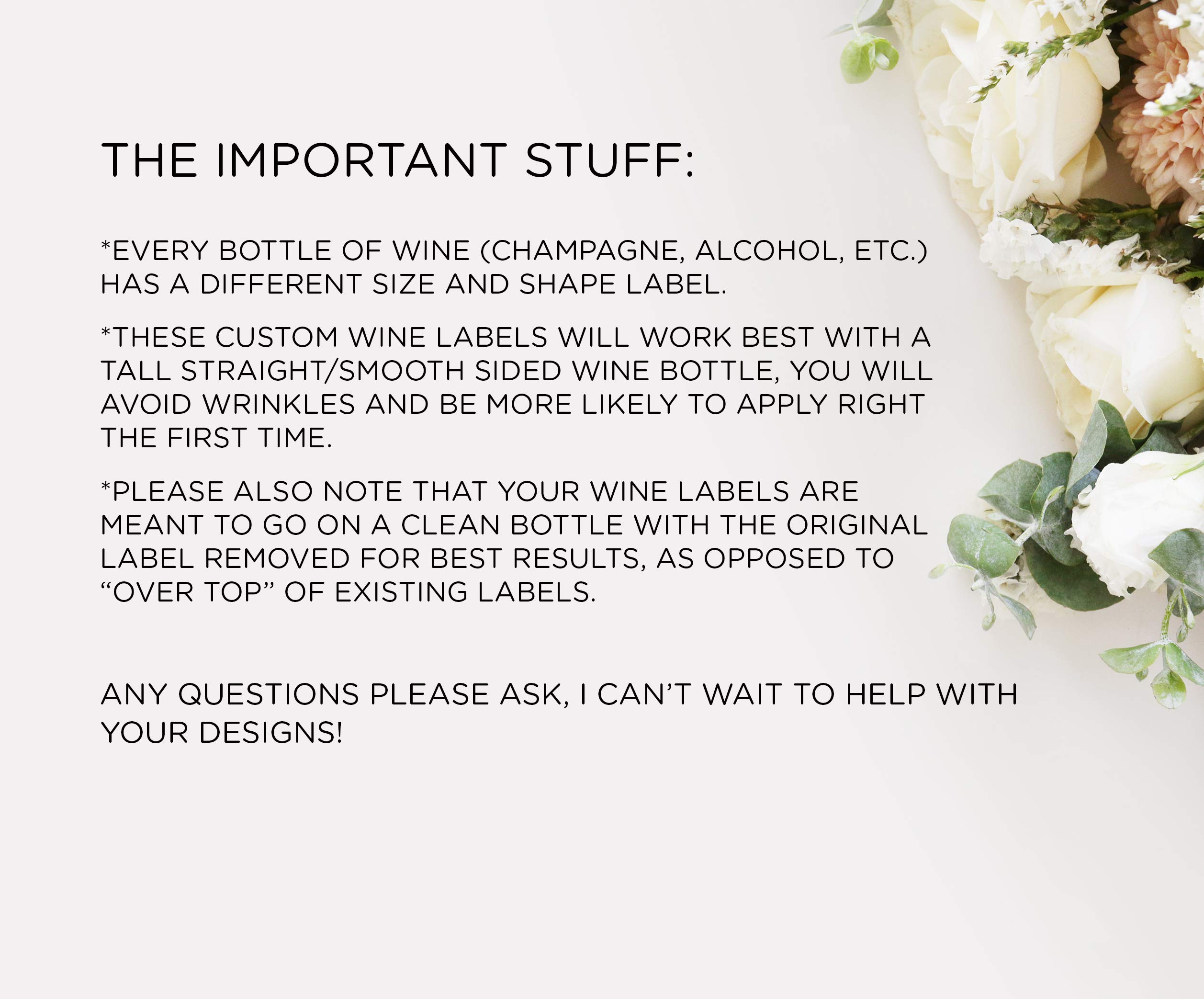 Will You Marrying Us Wedding Wine Label, Bride and Groom Celebrant Gift, Officiant Wine Sticker Personalised Gift Friend