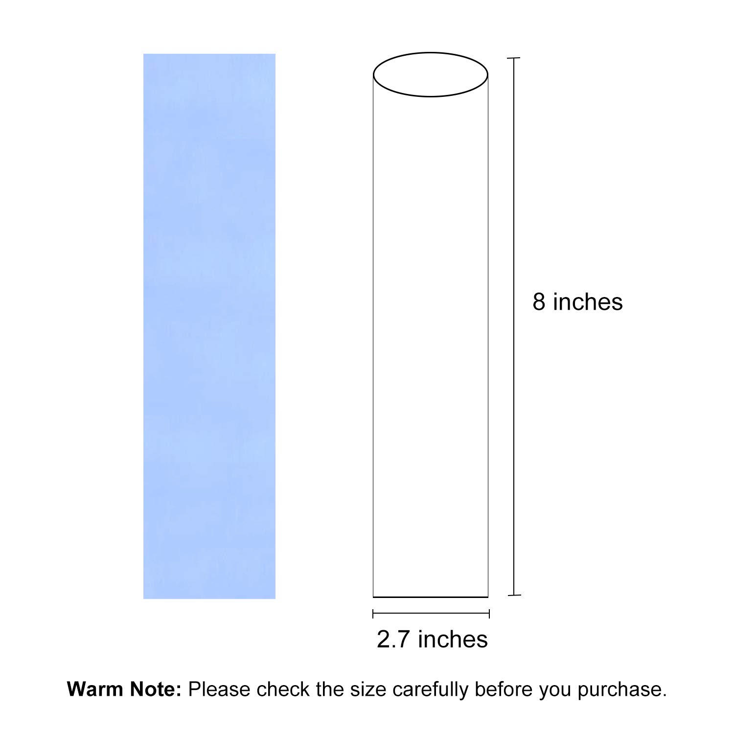 Morepack Remote Control Shrink Wrap Bags,2.7x8 Inches 100Pcs Remote Control Cover Protector,Dustproof and Waterproof