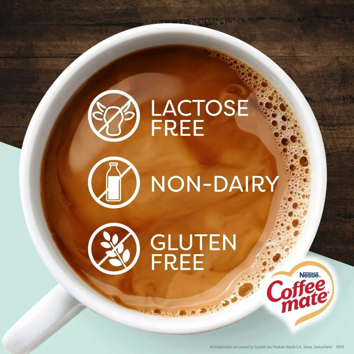 Nestle Coffee Mate Oat Milk Flavor Creamer, Single Serve Portions, 50 singles/box in an Aizonify cardbox