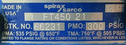 New SPIRAX SARCO 1-FT450-21 STEAM Trap 300 PSI 66231 1" 66118 1FT45021 FT45021