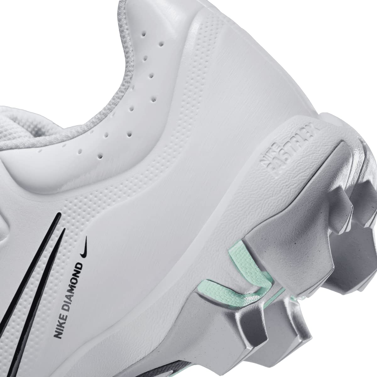 Nike Hyperdiamond 4 Keystone Molded Softball Cleats White | Black SZ 10