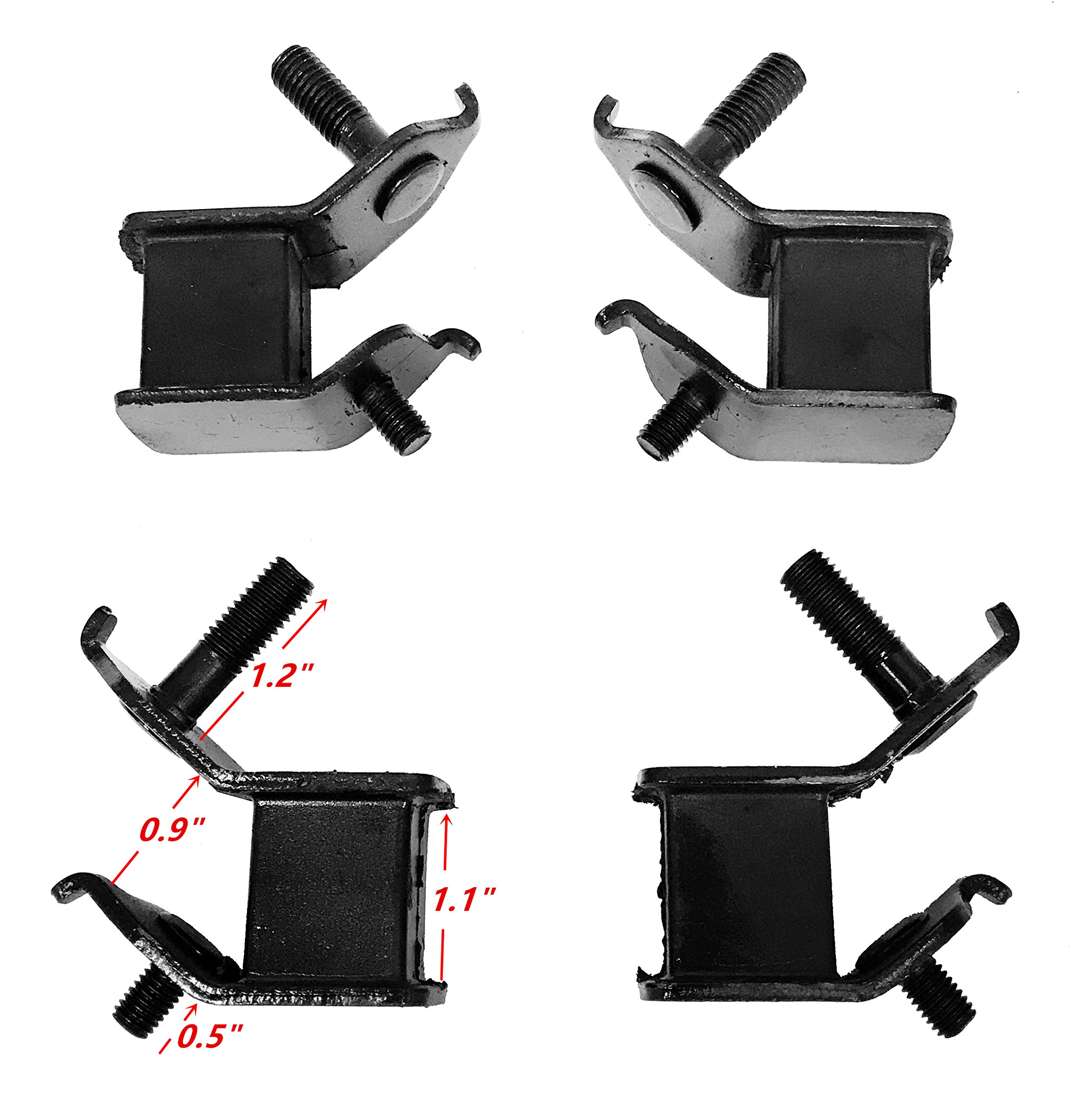 POWER PRODUCTS Small 4 PCS Anti Vibration Generator Rubber Motor Mounts for Honda 68325-ZC2-000