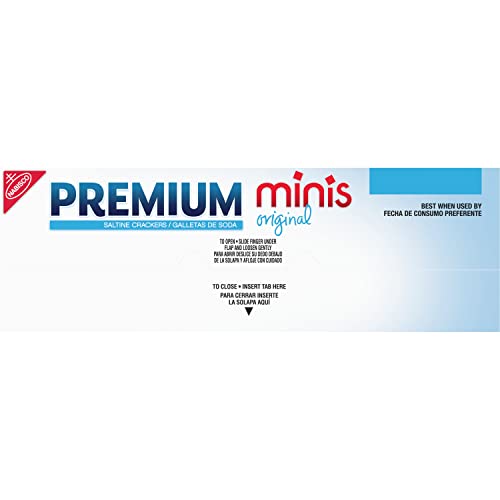 Premium Original Mini Saltine Crackers, 6 - 11 oz Boxes