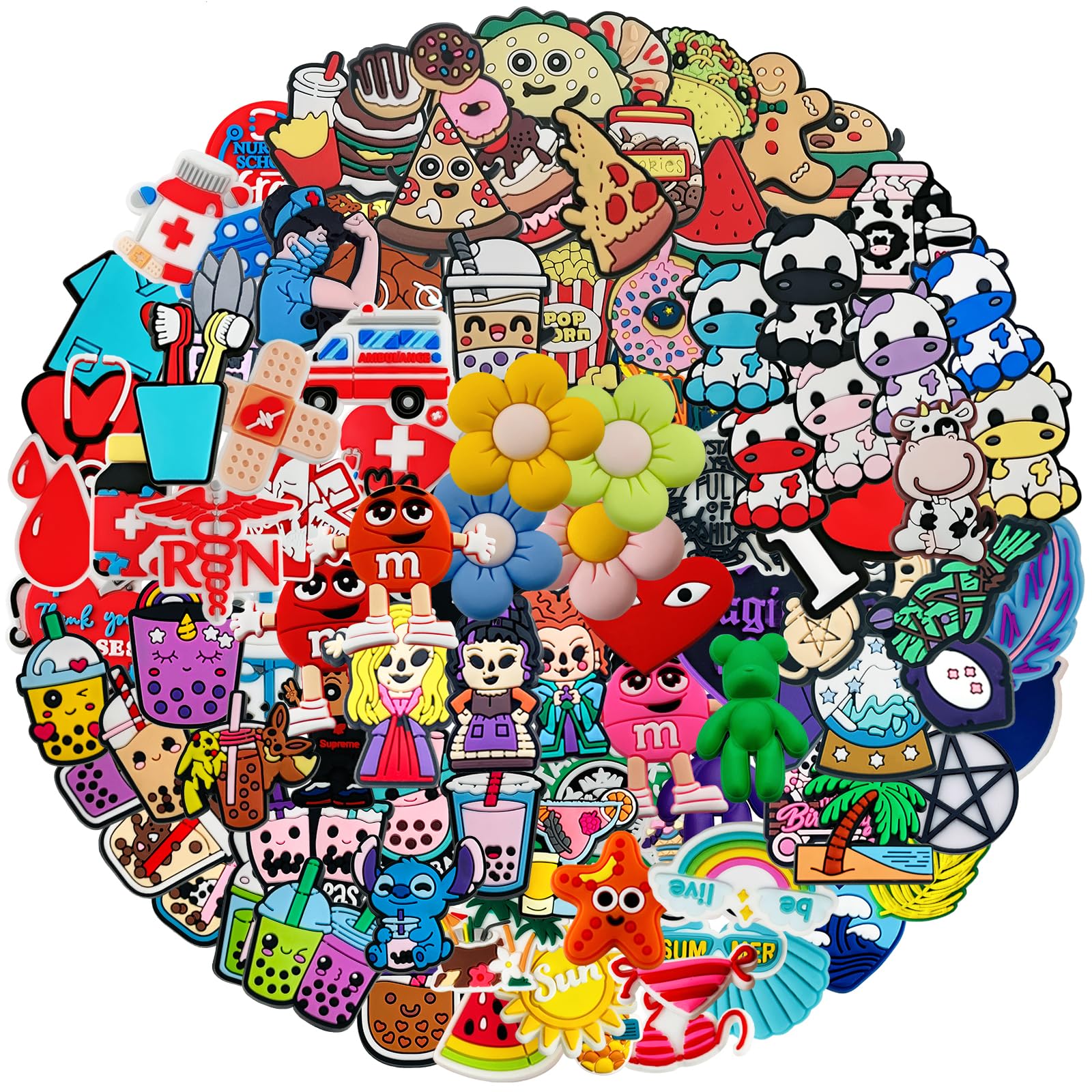 Liucomue 30Pcs Charms for Party Gifts