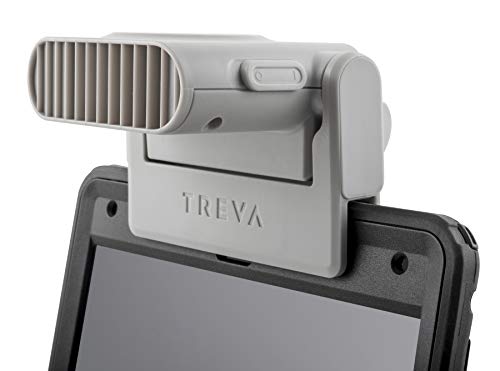 Mini Clip On Fan - Tiny Personal Fan Clips Onto Cell Phones, Tablets, Laptop Computers – Cordless, Battery Operated - Portable Cooling For Travel, Bed, Camping, Beach, Outdoors, Gray