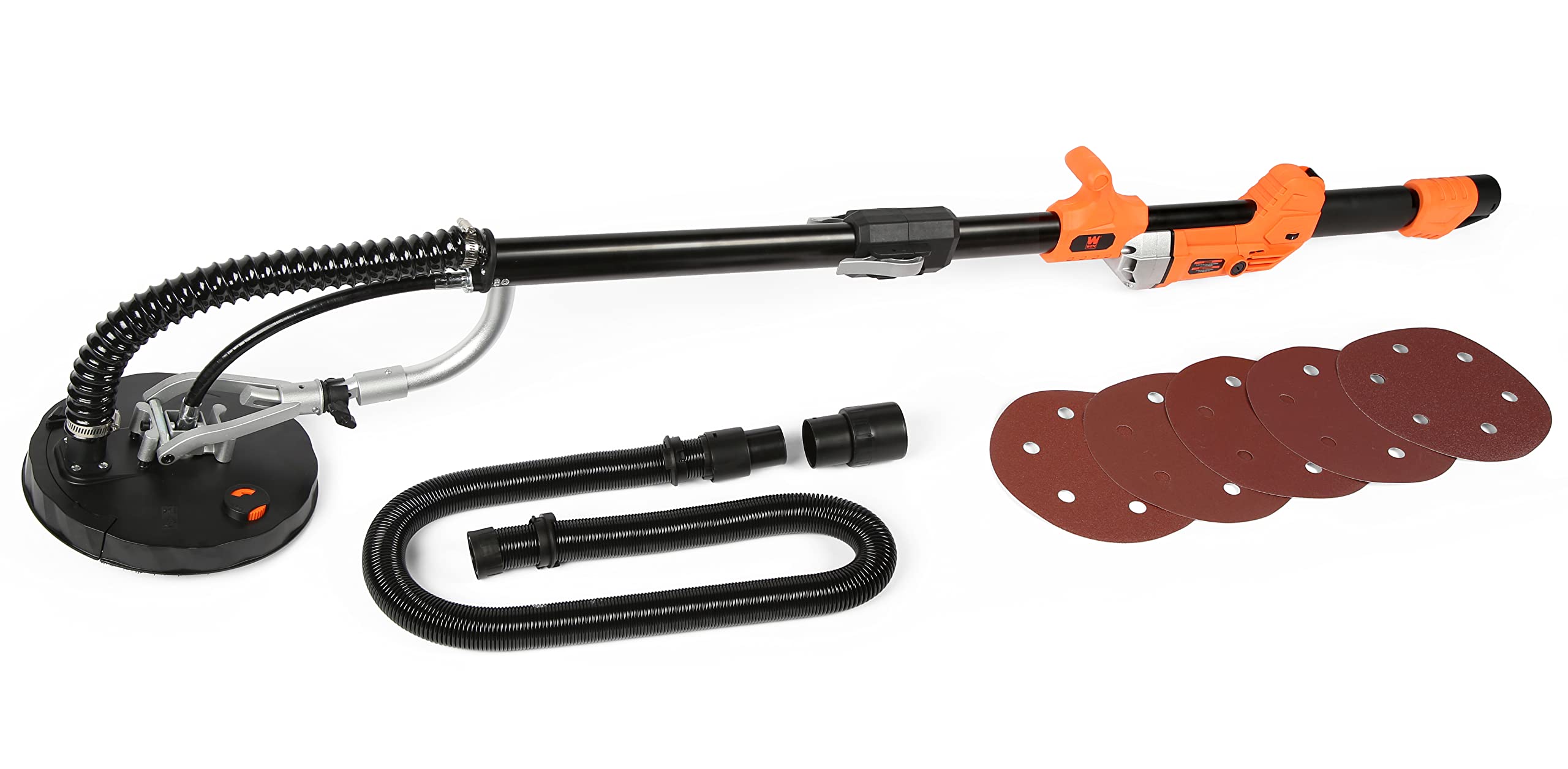 WEN DW6395 Variable Speed 6.3-Amp Drywall Sander with Mid-Mounted Motor , Black
