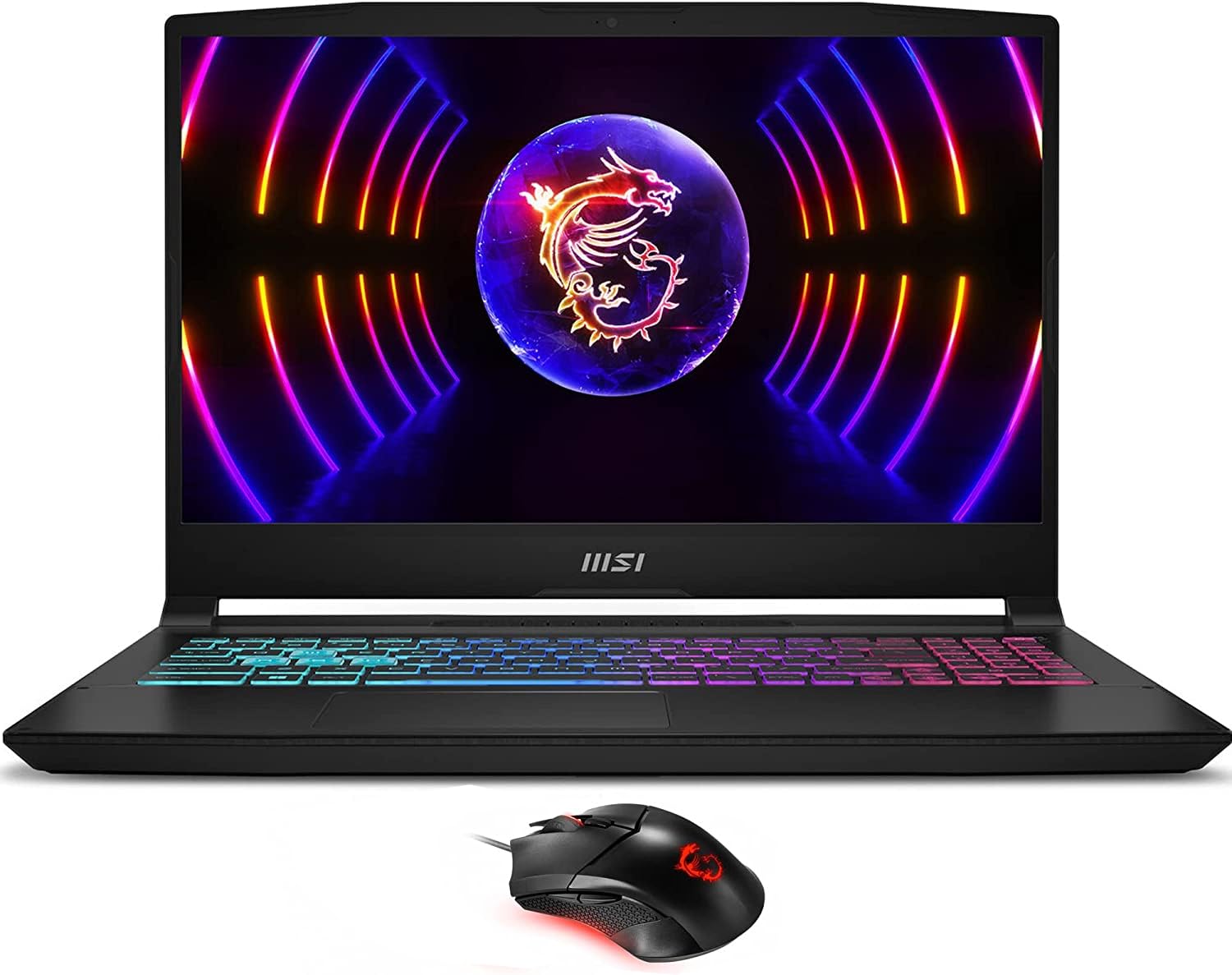 MSI Katana 15 Gaming & Entertainment Laptop (Intel i7-12650H 10-Core, 64GB DDR5 4800MHz RAM, 4TB PCIe SSD, GeForce RTX 4070, 15.6" 144Hz Full HD (1920x1080), WiFi, Win 10 Pro) with USB-C Dock