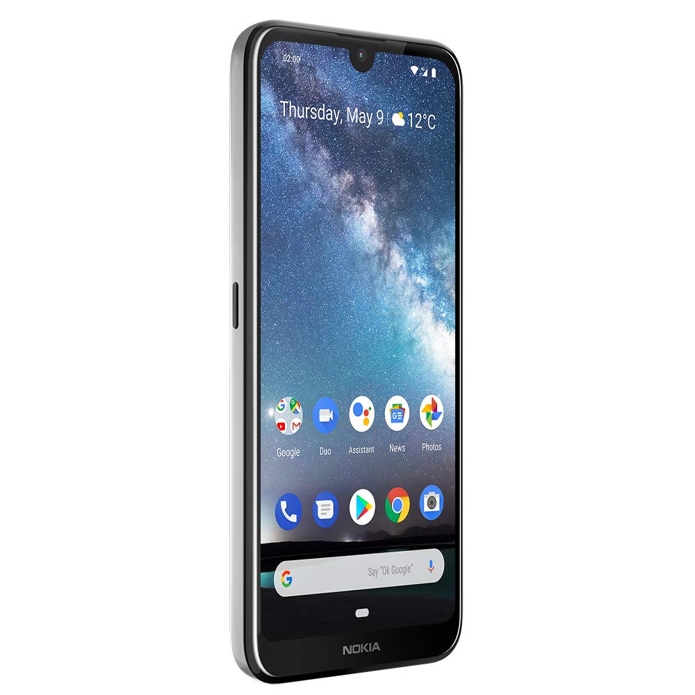 Nokia 2.2 Fully Unlocked Smartphone with 5.71" HD+ Screen, 13 MP Camera and Android 10 Ready, Steel (AT&T/T-Mobile/Cricket/Tracfone/Simple Mobile)