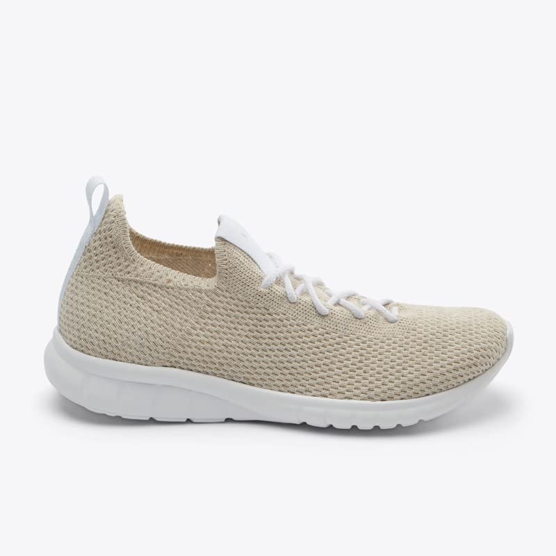 Nisolo Athleisure Eco-Knit Sneaker Linen 8 M