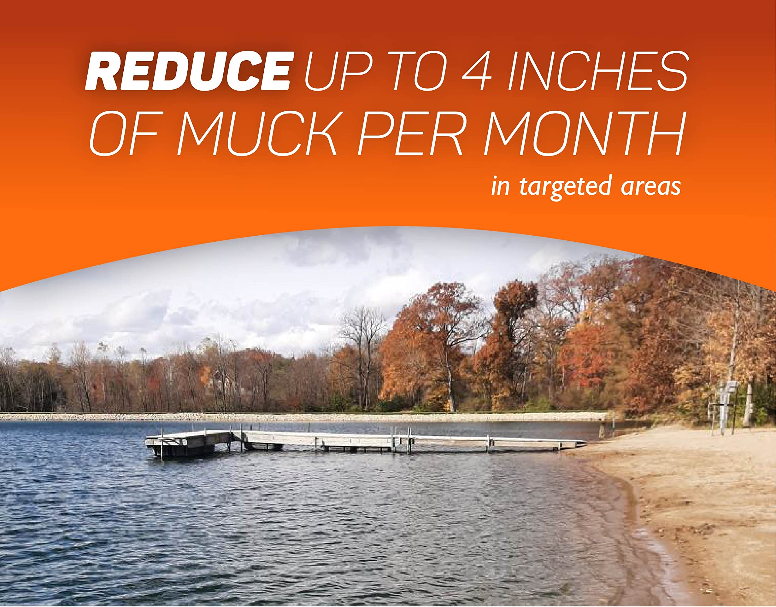 Muck Doctor, 5 Biological Spikes to Reduce Muck, Perfect for Beach Fronts, Lake Docks and Swimming Areas