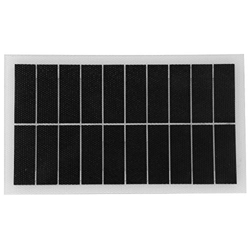 Vbest life 7W 10V Lightweight Solar Panel, Compact ETFE Solar Cell Module Semi-Flexible Solar Power Panel