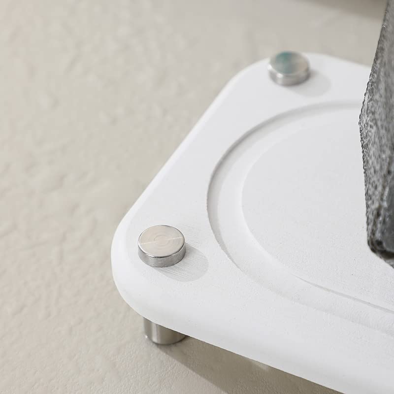 Pletmin Bathroom Instant Dry Sink Organizer, Home Decoration Tray, Diatomaceous Earth Sink Tray Stone for Soap Water Bottles Sponge Brush Candles Decor