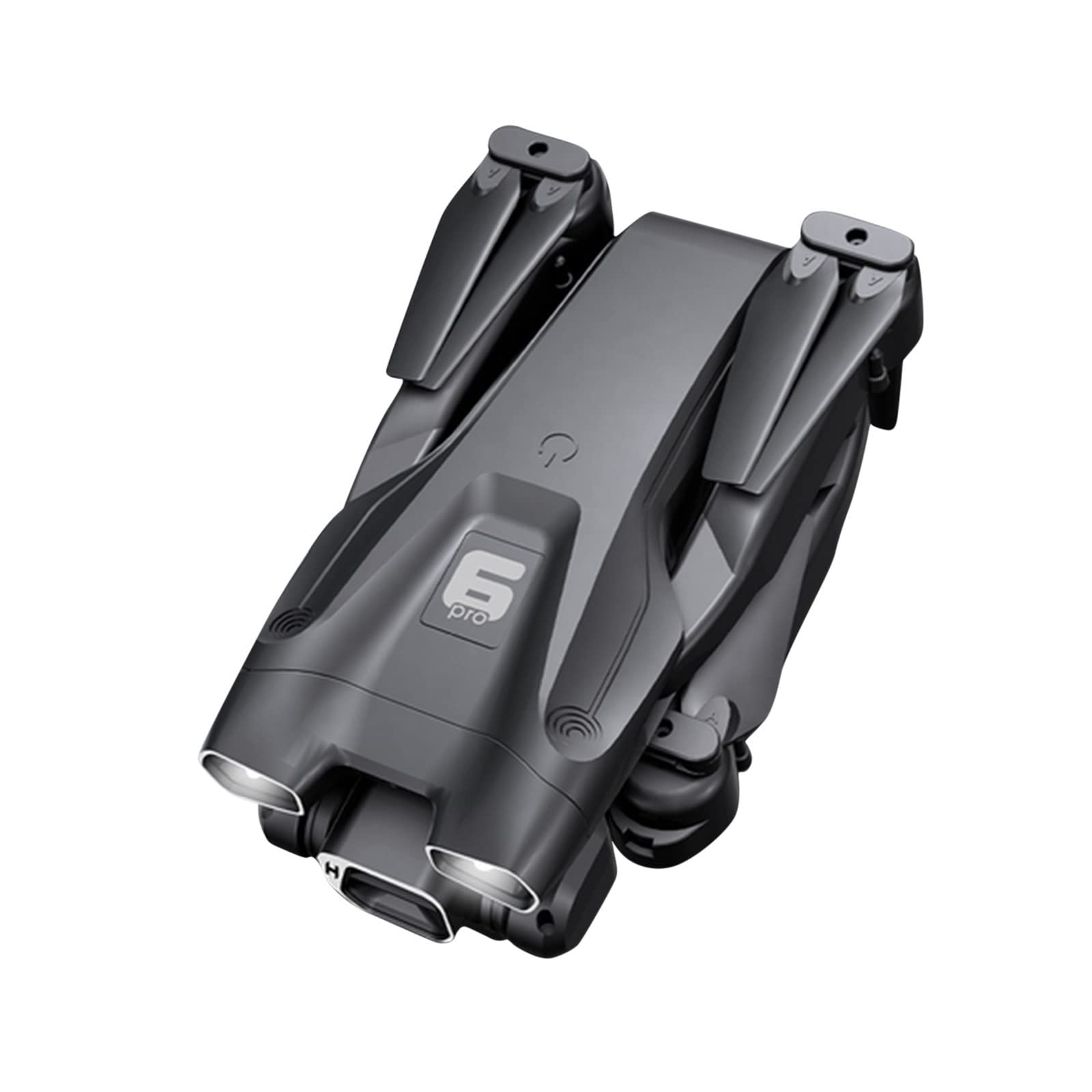 New H66 Aerial Drone, 4k Professional Hd Camera Drone For Adult, Long Endurance Folding Remote Control Aircraft With Wifi Fpv Live Video, Single Lens With Storage Bag, Trajectory Flight, App Control (Black B)