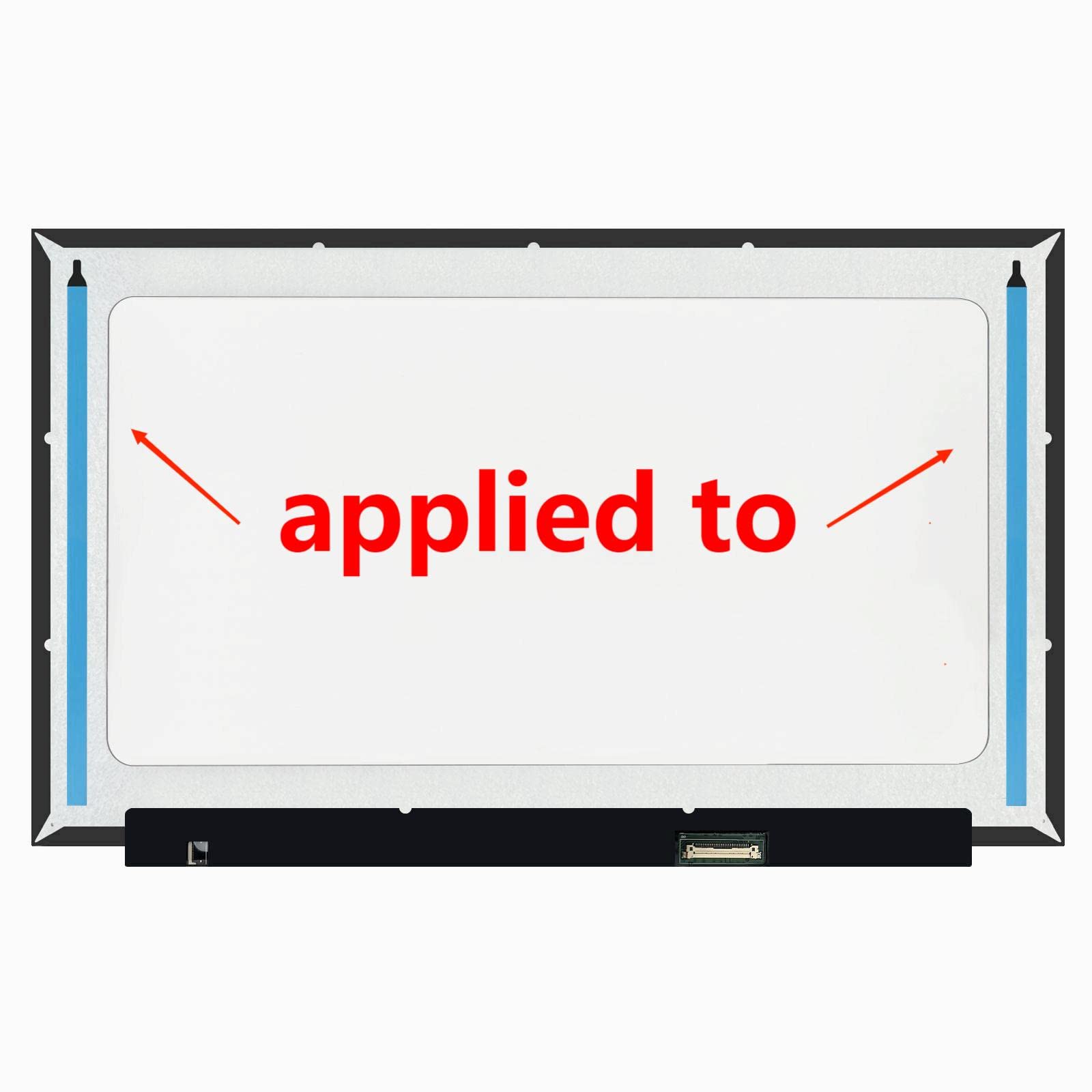 White Easy to Pull Adhesive is Suitable for bonding Laptop Screen and Portable Screen, with 5 Pieces per Package (Two Pieces of Adhesive Strips Will be Presented additionally)