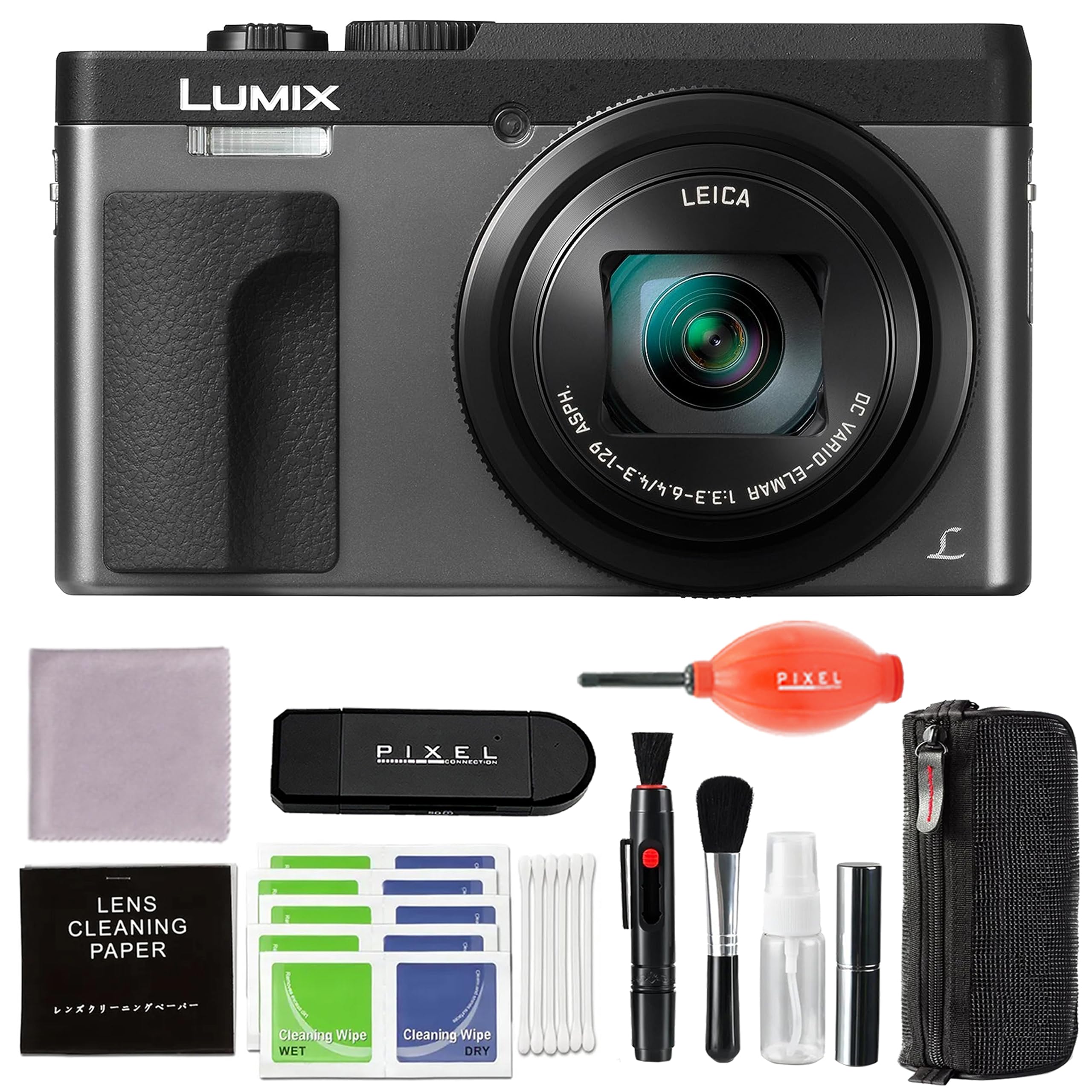 Panasonic Lumix DC-ZS70 Digital Camera (Silver) with Advanced Accessories and Travel Bundle | DC-ZS70K | Panasonic Lumix DC-ZS70