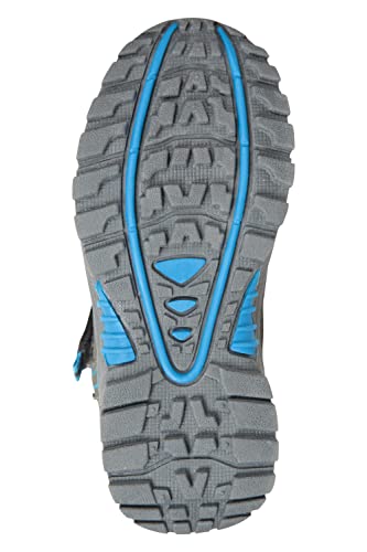 Mountain Warehouse Drift Junior Kids Hiking Boots - Waterproof Shoes Grey Kids Shoe Size 12 US