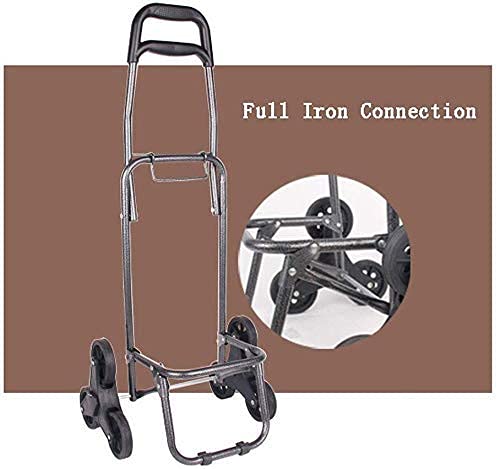 Shopping Trolley on Wheels Multi Function Shopping Cart Fashion Car Portable Folding Truck Durable Anti-Slip Weight-Enhanced Storage Hand Trucks,Blue,90Cm ,