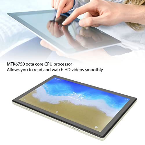 VINGVO 5G WiFi Tablet, 10.1 Inch 8GB RAM 128GB ROM Dual SIM Dual Standby Octa Core HD Tablet 100-240V for Adults for Android 12 (US Plug)