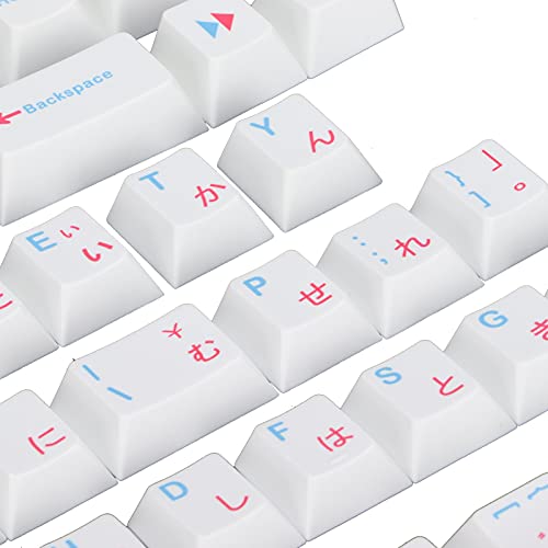 Yoidesu 123 Keys Japanese Sushi Keycaps, Cartoon PBT Keycap for General Mechanical Keyboard Oil Resistant Gaming Keyboard Keycap with Shaft Puller(Sushi)