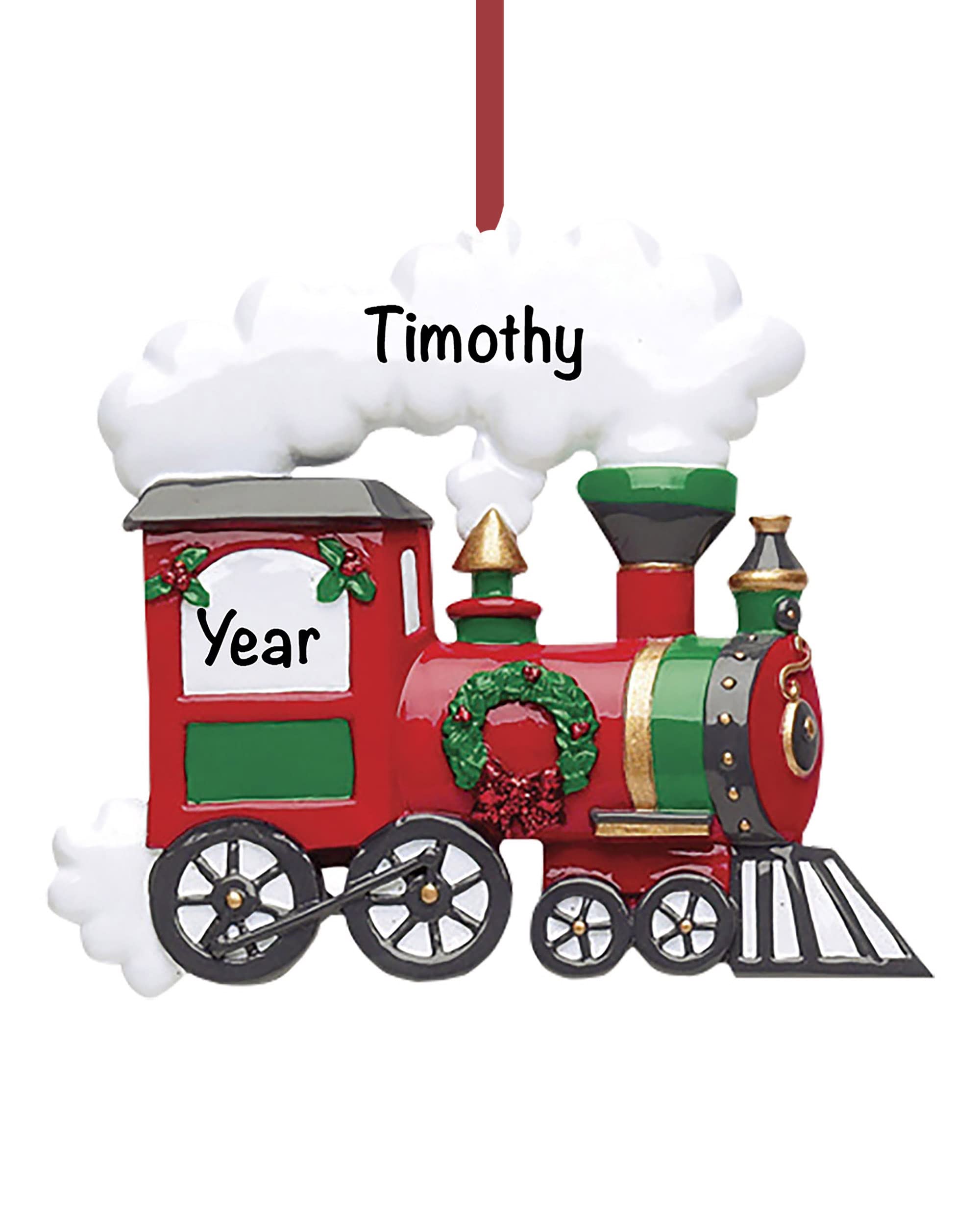 Personalized Train Christmas Ornaments 2023 - Fast & Free 24h Customization – North Pole Express Train Christmas Decorations with Name - Comes Gift-Wrapped - Polar Express Gifts