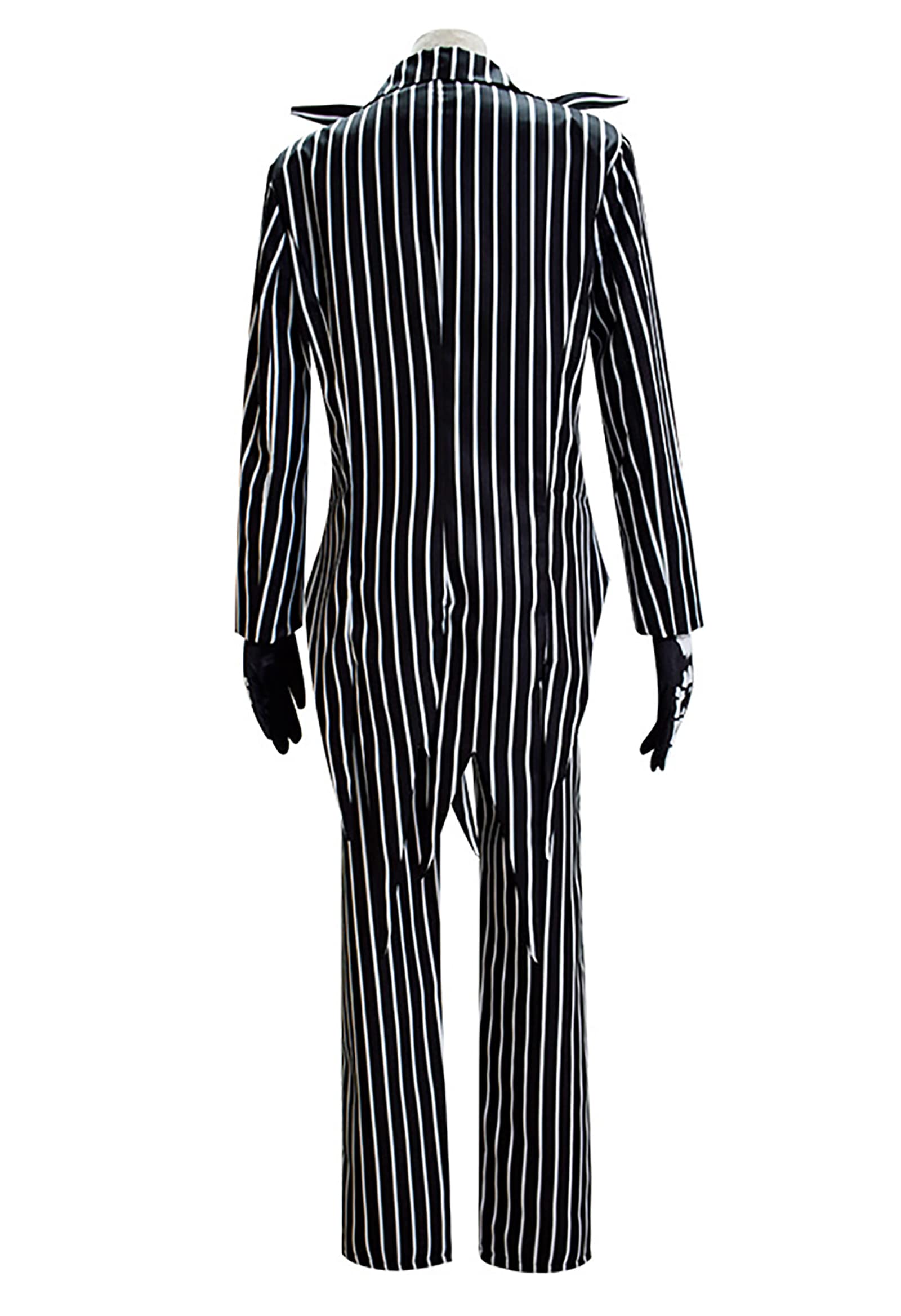 nezababycos Jack Skellington Costume Nightmare Before Christmas Cosplay Sally Uniform Halloween for Adult Men XL