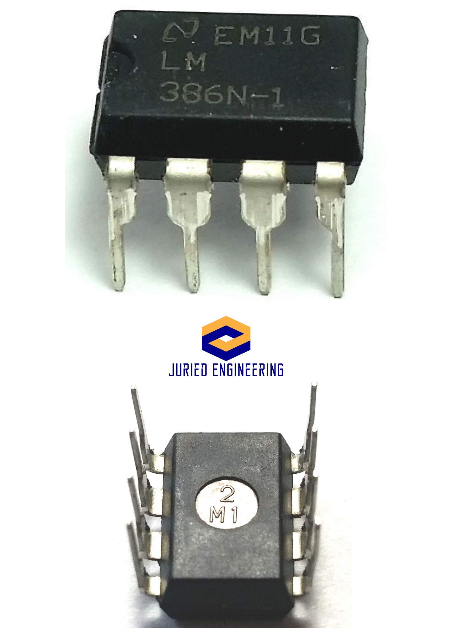 National Semiconductor LM386N-1 LM386 Wide Input Voltage Low Power Audio Amplifier with Internal Gain DIP-8 (Pack of 20)