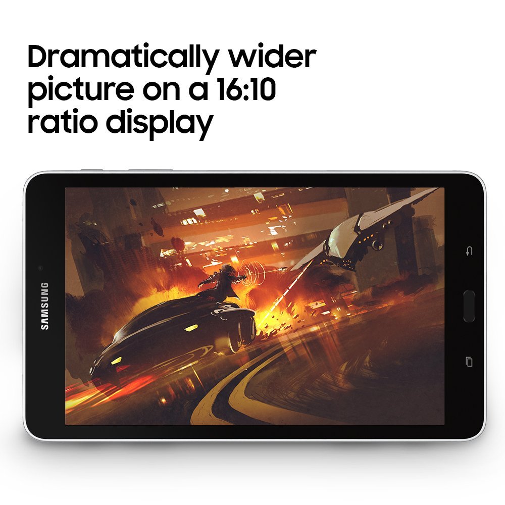 Samsung Galaxy Tab A 8" 32 GB Wifi Tablet (Silver) - SM-T380NZSEXAR (Renewed)