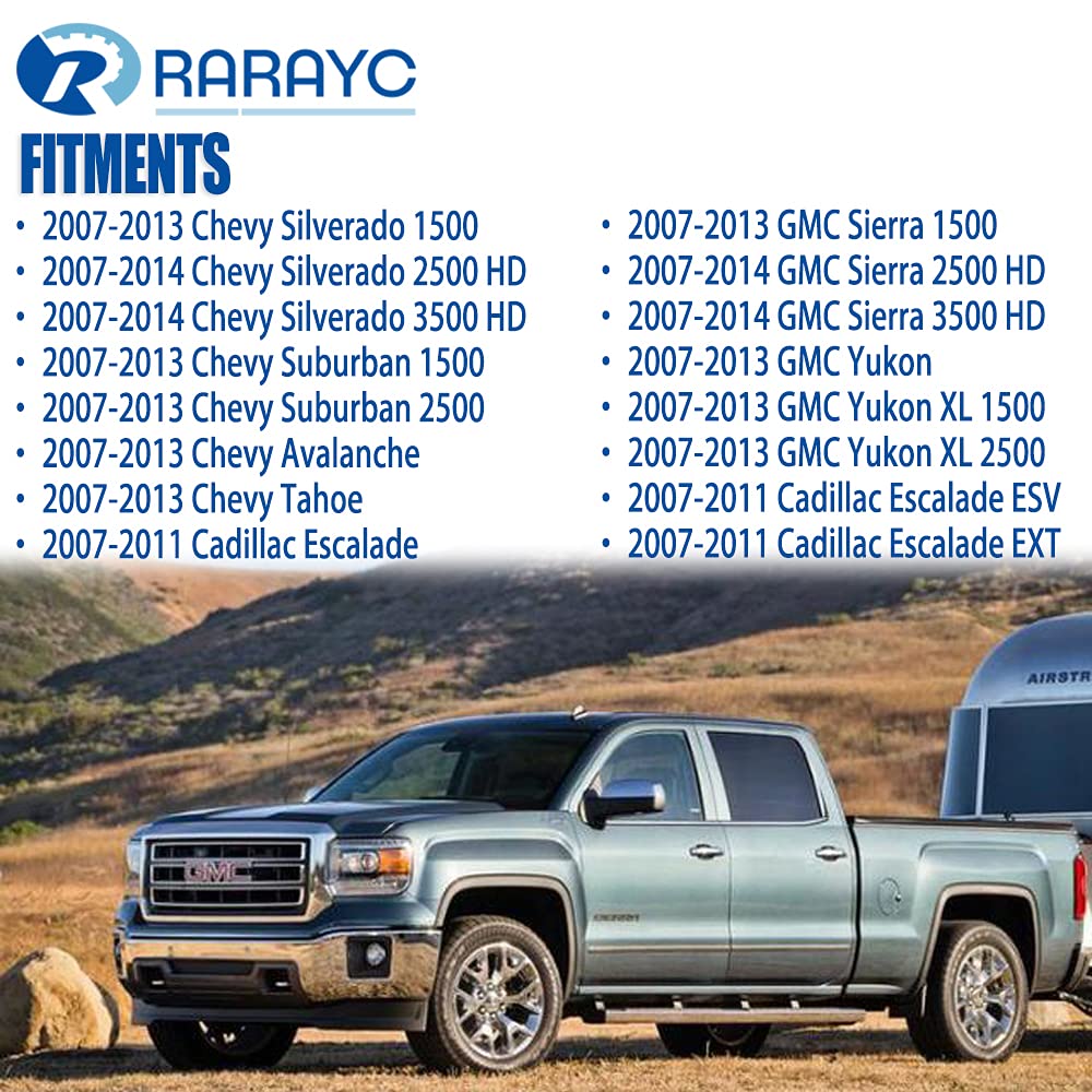 RARAYC Interior Door Handle | for 2007-2014 Chevy Silverado, Tahoe, Avalanche, GMC Sierra, Yukon, Yukon XL, Cadillac Escalade | Replaces# Front Left Drivers Side 20833606, 80374