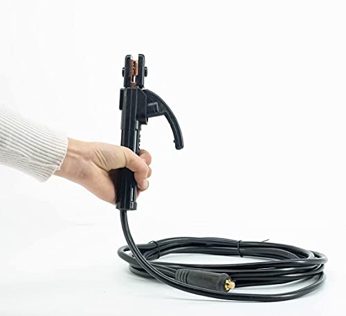 TOSENBA MMA Arc Welding Stick Electrode Holder and Cable 16Feet 16mm² Connector DKJ10-25 for Arc Inverter Welder(5m,16feet)