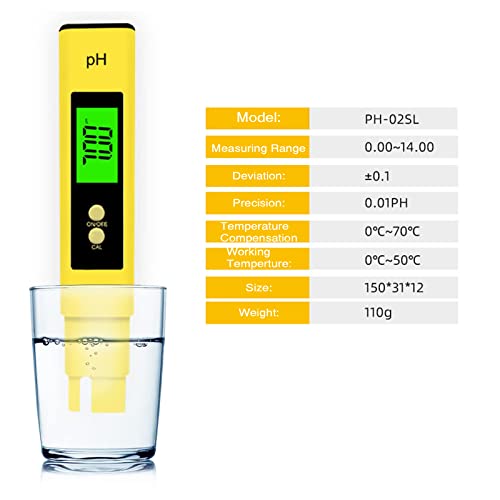 Testeronics PH Meter and TDS Meter Kit for Practical Water Testing | PH Tester Digital Accuracy 0.01 Accuracy Lab PH Meter Pen Type | ±2% Readout Accuracy 3-in-1 TDS Temperature & Conductivity Meter