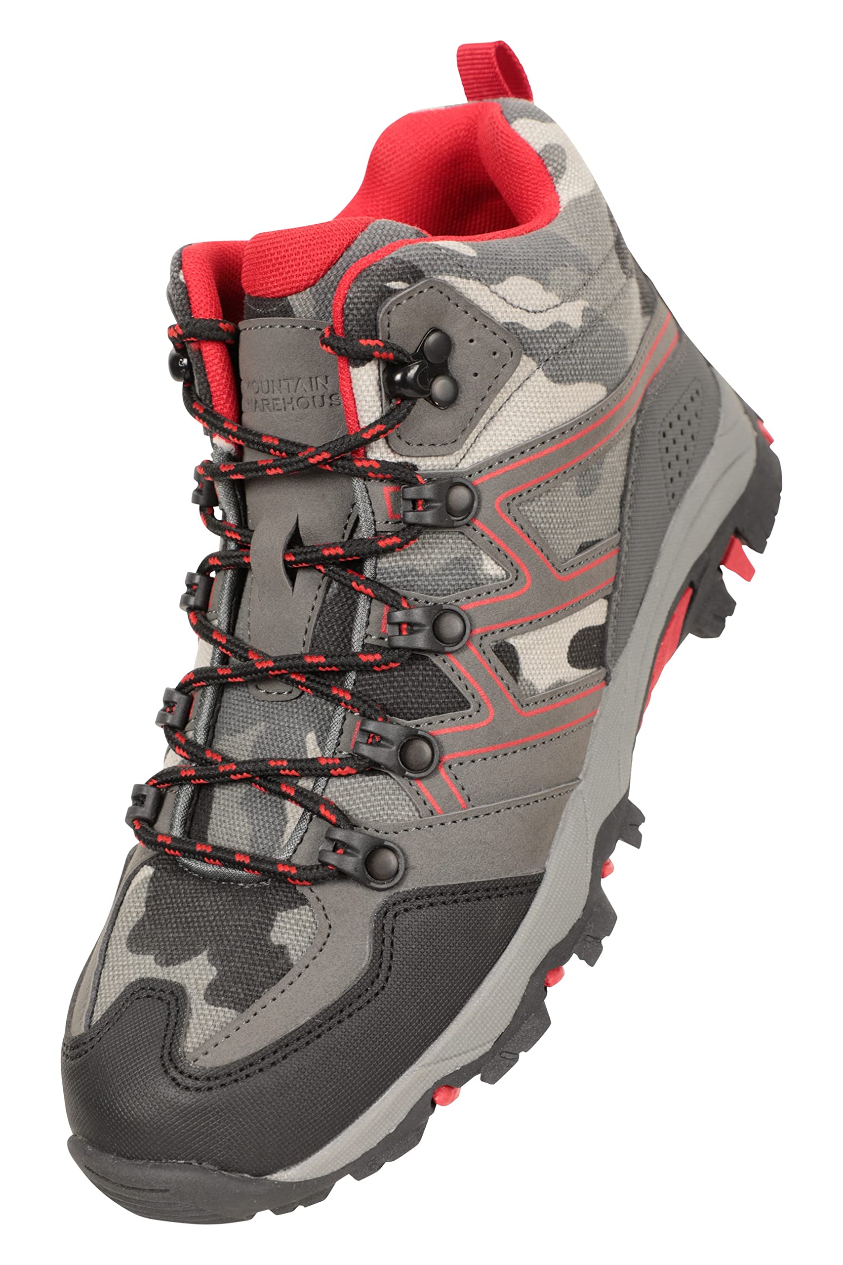 Mountain Warehouse Oscar Kids Hiking Boots - for Girls & Boys Lilac Kids Shoe Size 3 US