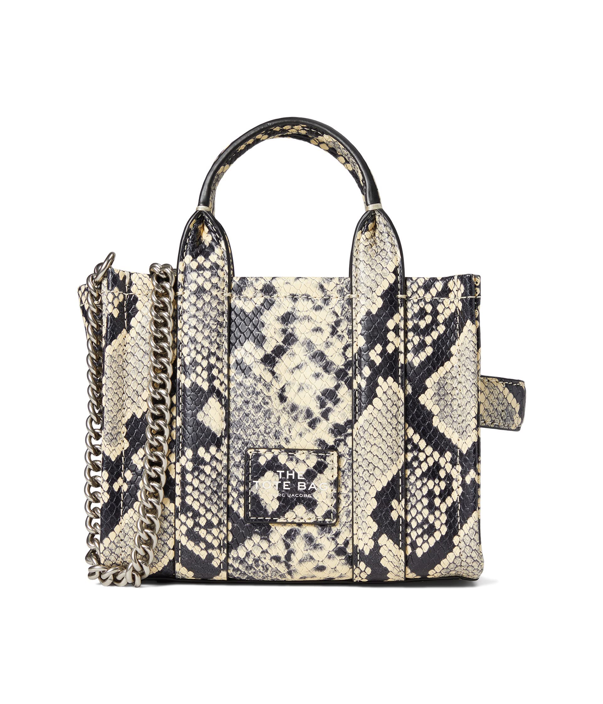 Marc Jacobs The Python-Embossed Crossbody Tote Bag Woodash Multi One Size